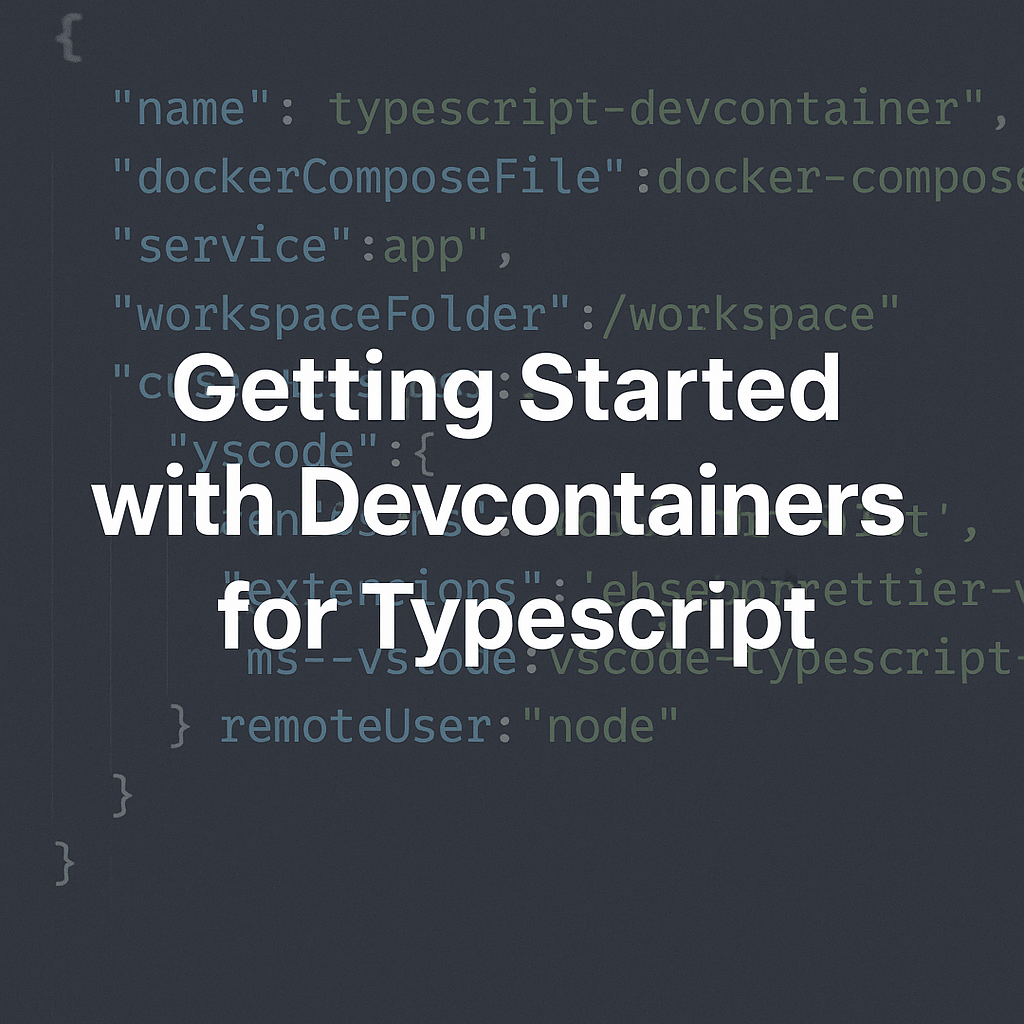 Devcontainers for Typescript